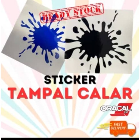 STICKER TAMPAL CALAR KERETA/ STICKER WATER SPLASH/ STICKER BUMPER ...