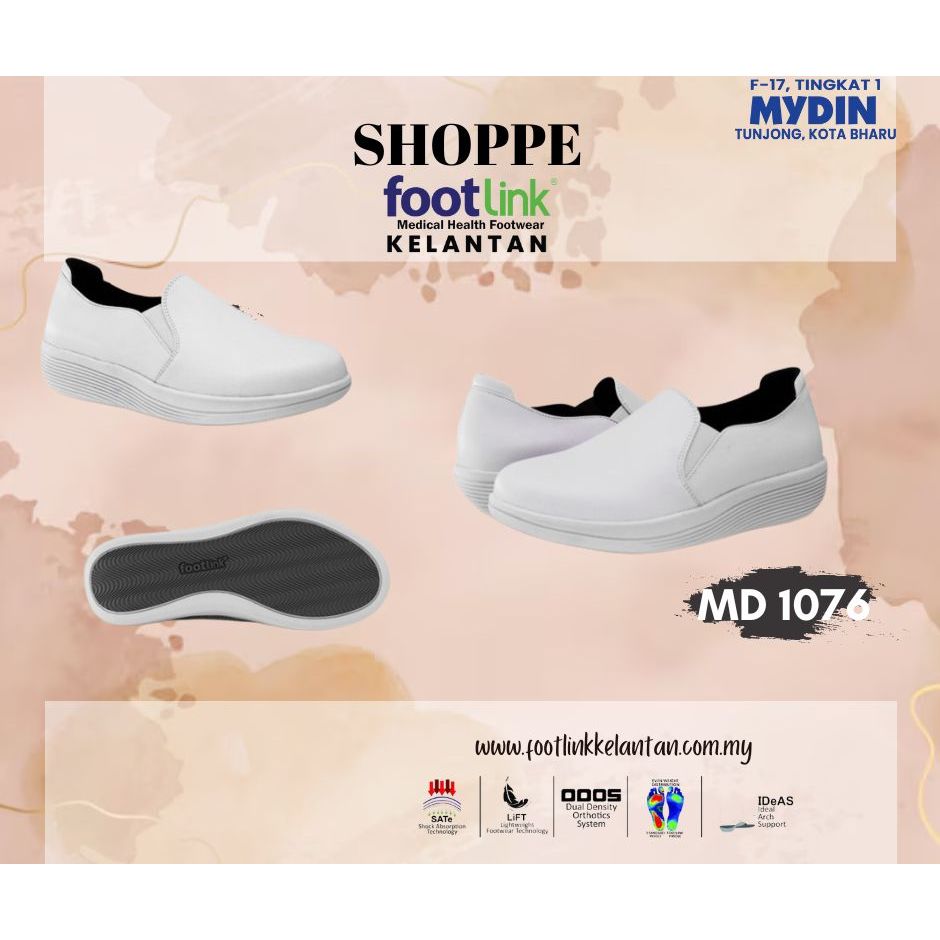 FOOTLINK Nurse Shoes / NURSE SHOE ( MD 1076 ) | Shopee Malaysia