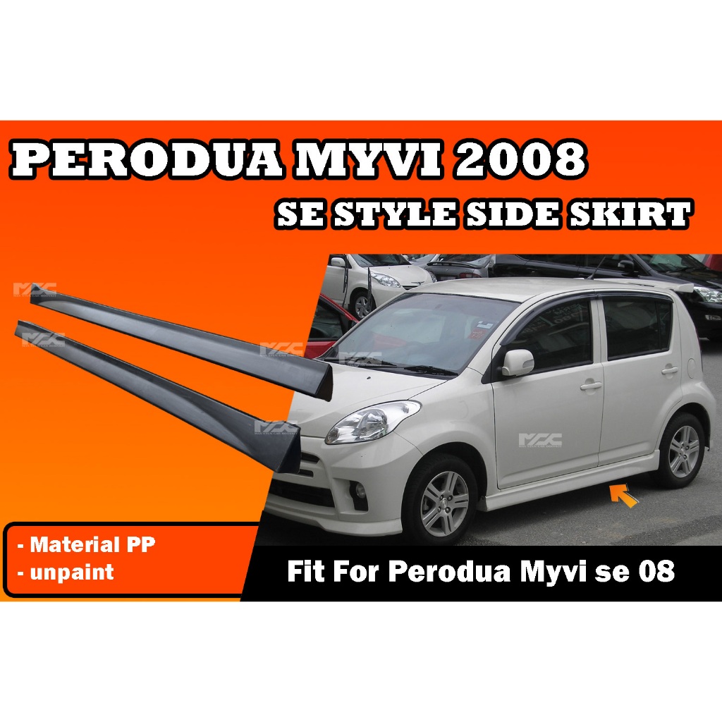 PERODUA MYVI SE SE2 2005-2010 SE LOOK SIDE SKIRT (SE) SPECIAL EDITION ...