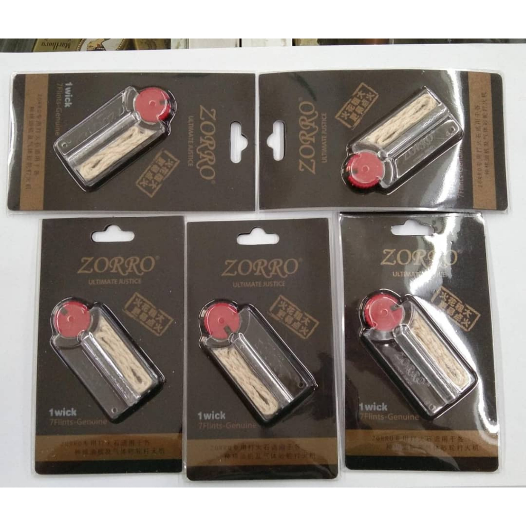 Batu Api Dan Sumbu Set ZORRO Kerosene gasoline Petroleum oil lighter ...