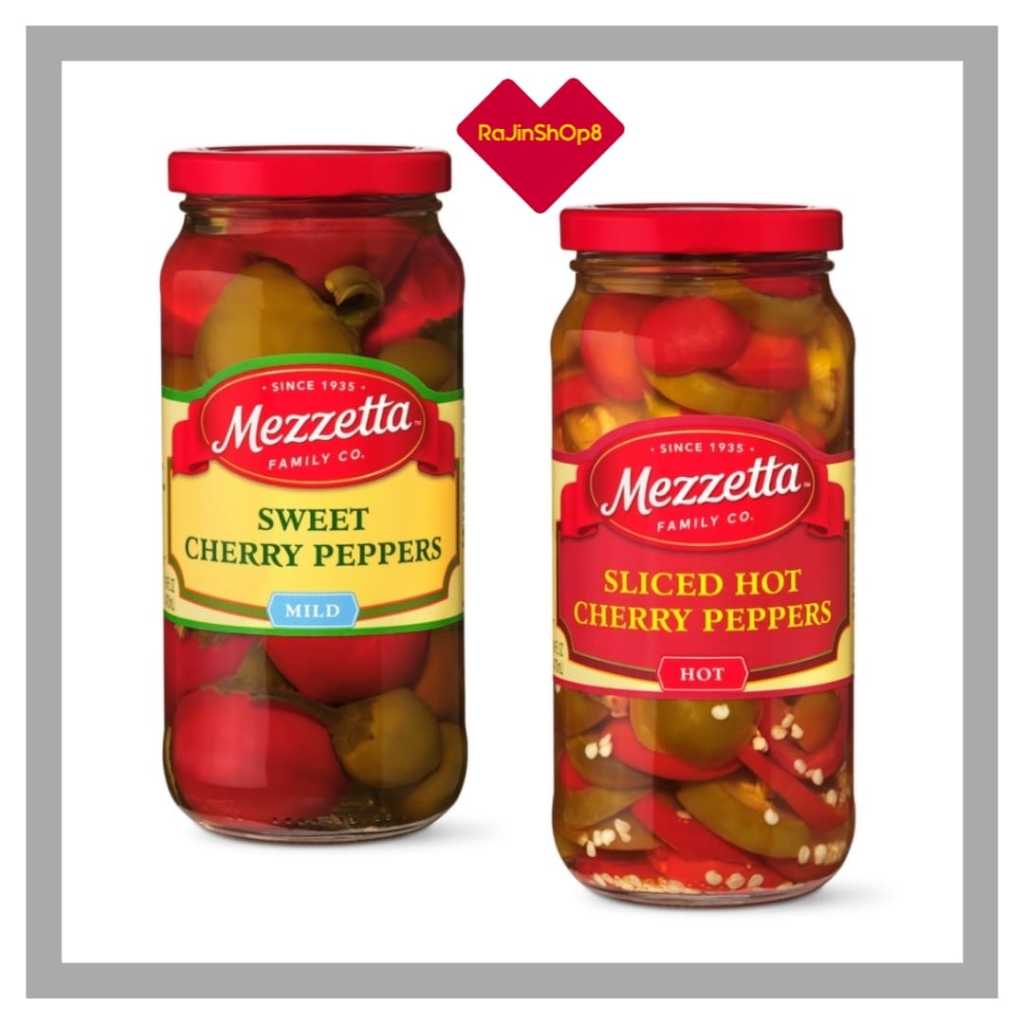 MEZZETTA Peppers - Sweet Cherry Peppers / Sliced Hot Cherry Peppers ...
