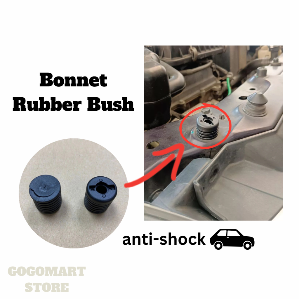 Perodua Bonnet Stand Bush Car Front Bonnet Rubber Boot Myvi Viva Alza ...