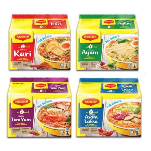 {My Jimat}Maggi M2mn Kari/Ayam/Tomyum/Asam Laksa Exp~2026 | Shopee Malaysia
