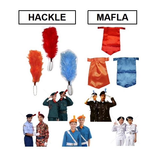 MAFLA | MUFFLER | HACKLE | JAMBUL | BULU TOPI (kawad kadet persatuan ...