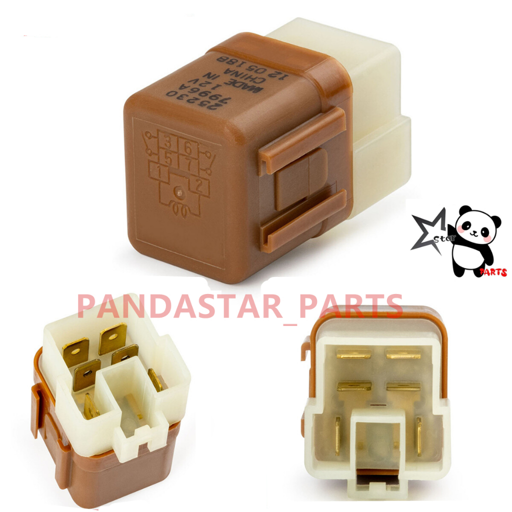 Nissan 6 Pin Relay, Fan Motor BROWN Colour | Shopee Malaysia