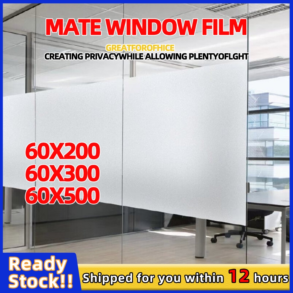 Window Sticker Film Privacy, Frosted Glass Sticker for Window Door ...
