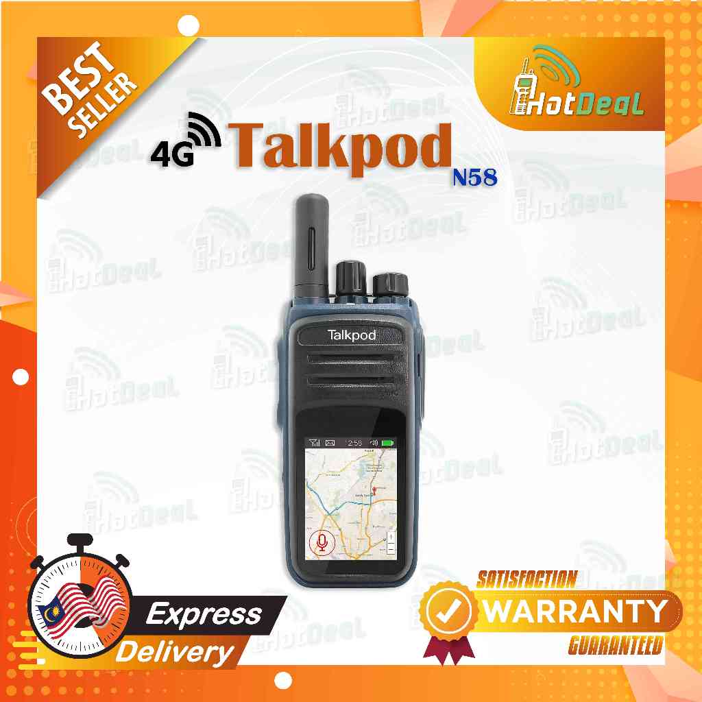 TalkPod n58 4G zello walkie talkie hicap (original) | Shopee Malaysia