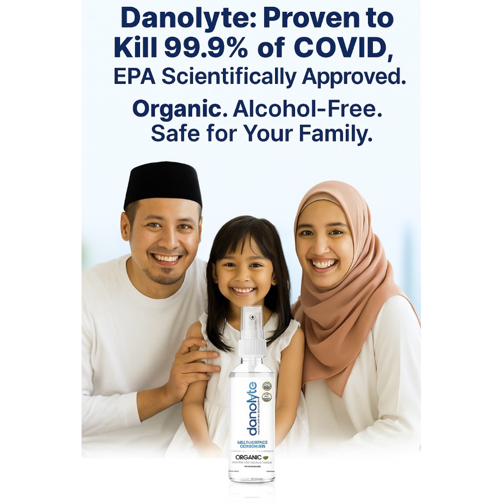 Danolyte Disinfectant & Cleaner (100ml) – Kills COVID-19, 100% Organic ...