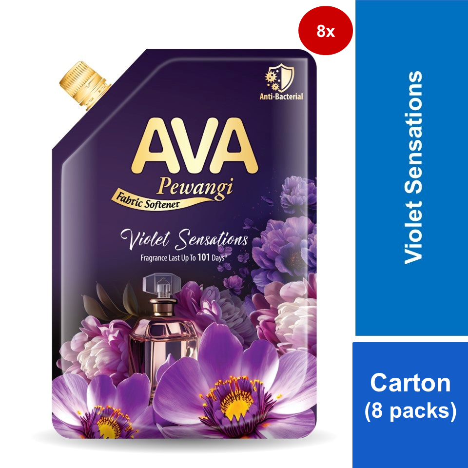 [Carton Deal] AVA Pewangi Fabric Softener Violet Sensations 1.4L x8s ...