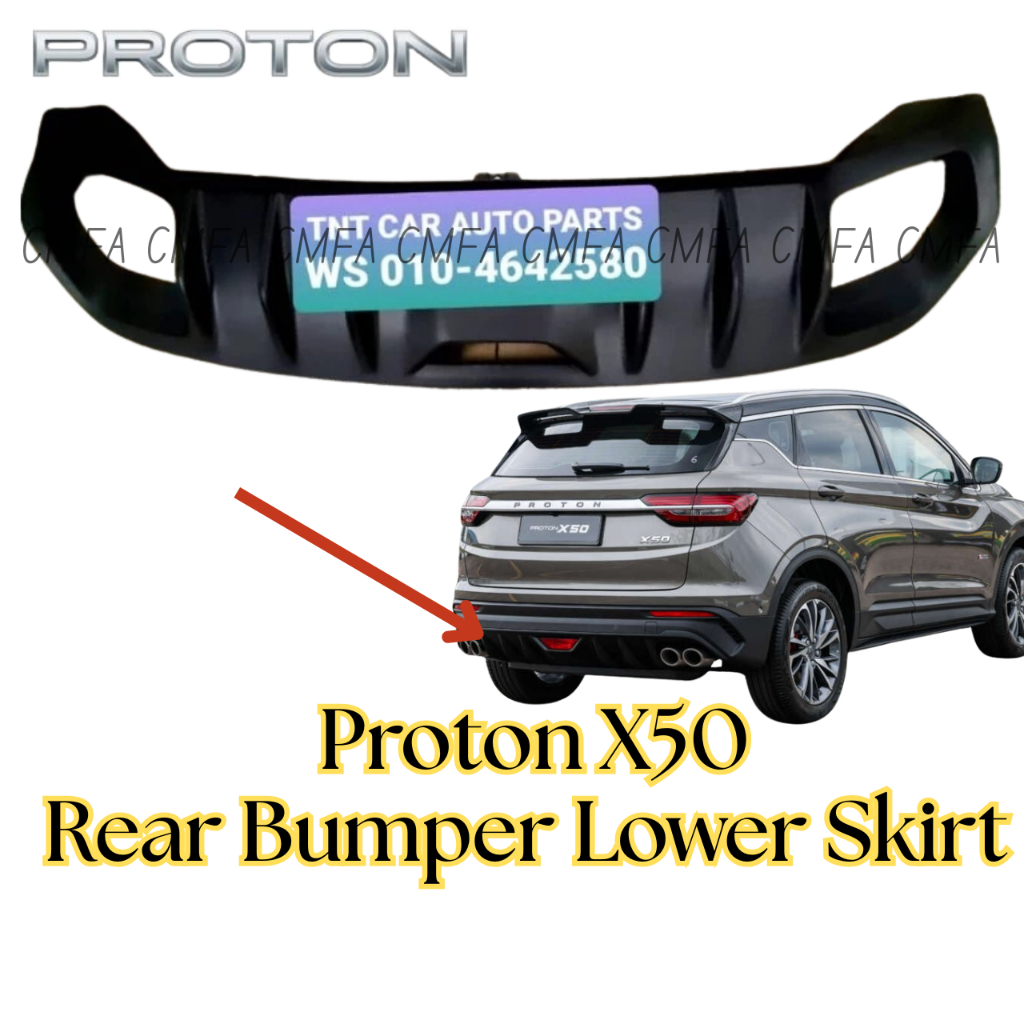 PROTON X50 Rear Bumper Lower Skirt Skirting Original Geely | Shopee ...