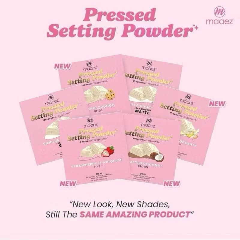 🔥READY STOCK🔥MAAEZ HD SKIN PRESSED SETTING POWDER SPF30 10GM 💯ORIGINAL💯 ...