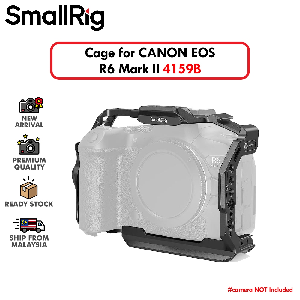 SmallRig EOS R6 Mark II Camera Cage for Canon, Formfitting Video Making ...