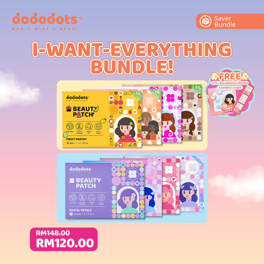 Dododots | I-WANT-EVERYTHING Bundle | 8 Packs | Cute Pimple Acne Patch ...