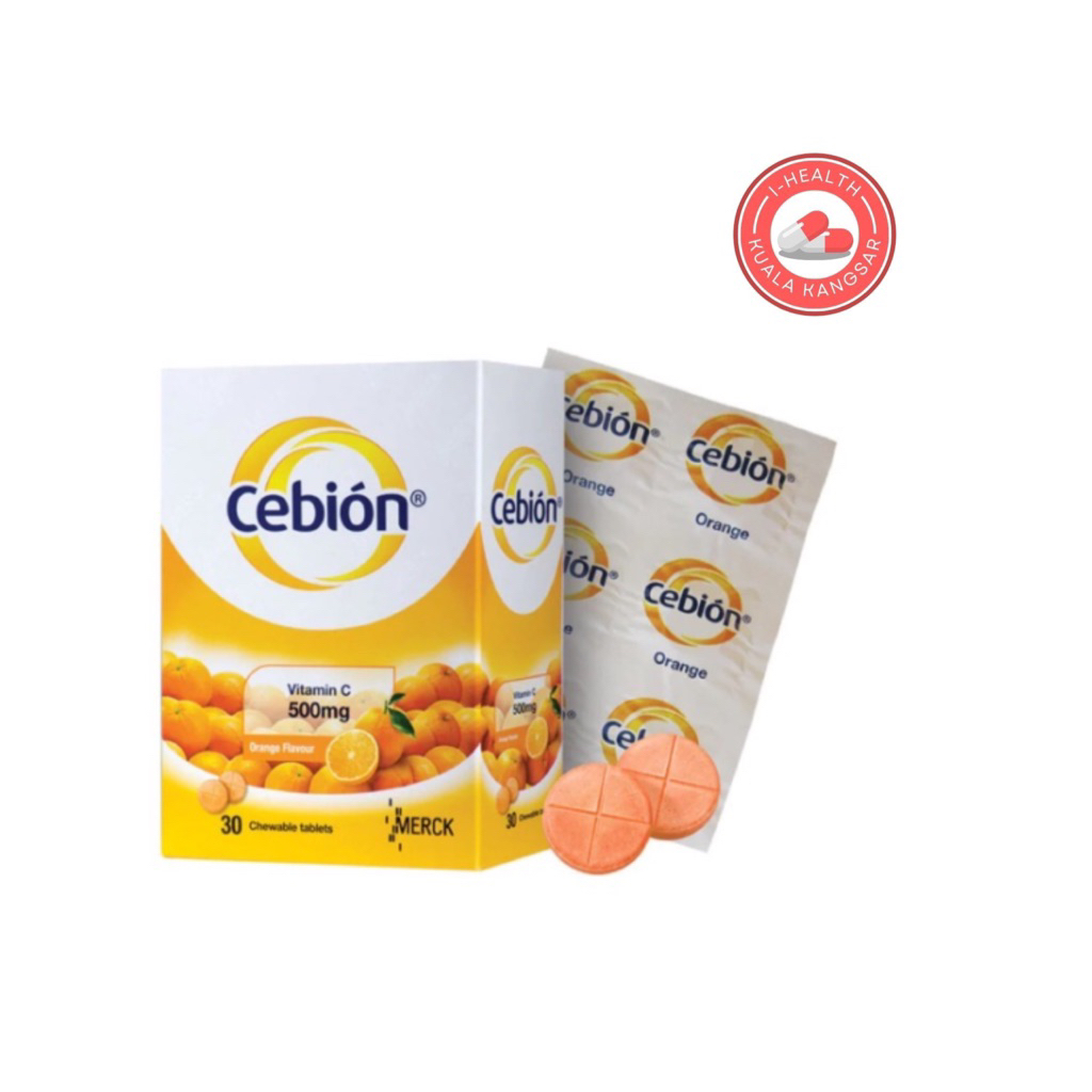 Cebion Vitamin C 500mg Chewable Tablet 30's (EXP:12/2027) | Shopee Malaysia