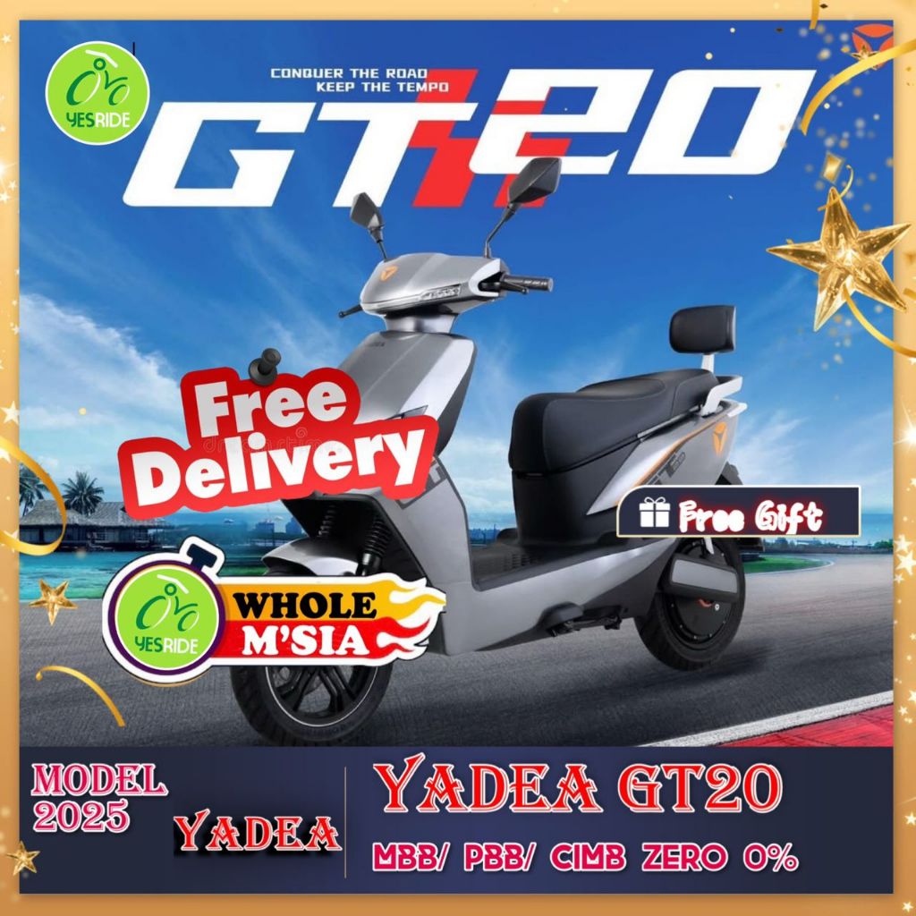 YADEA GT20 New Model 2025 | Shopee Malaysia