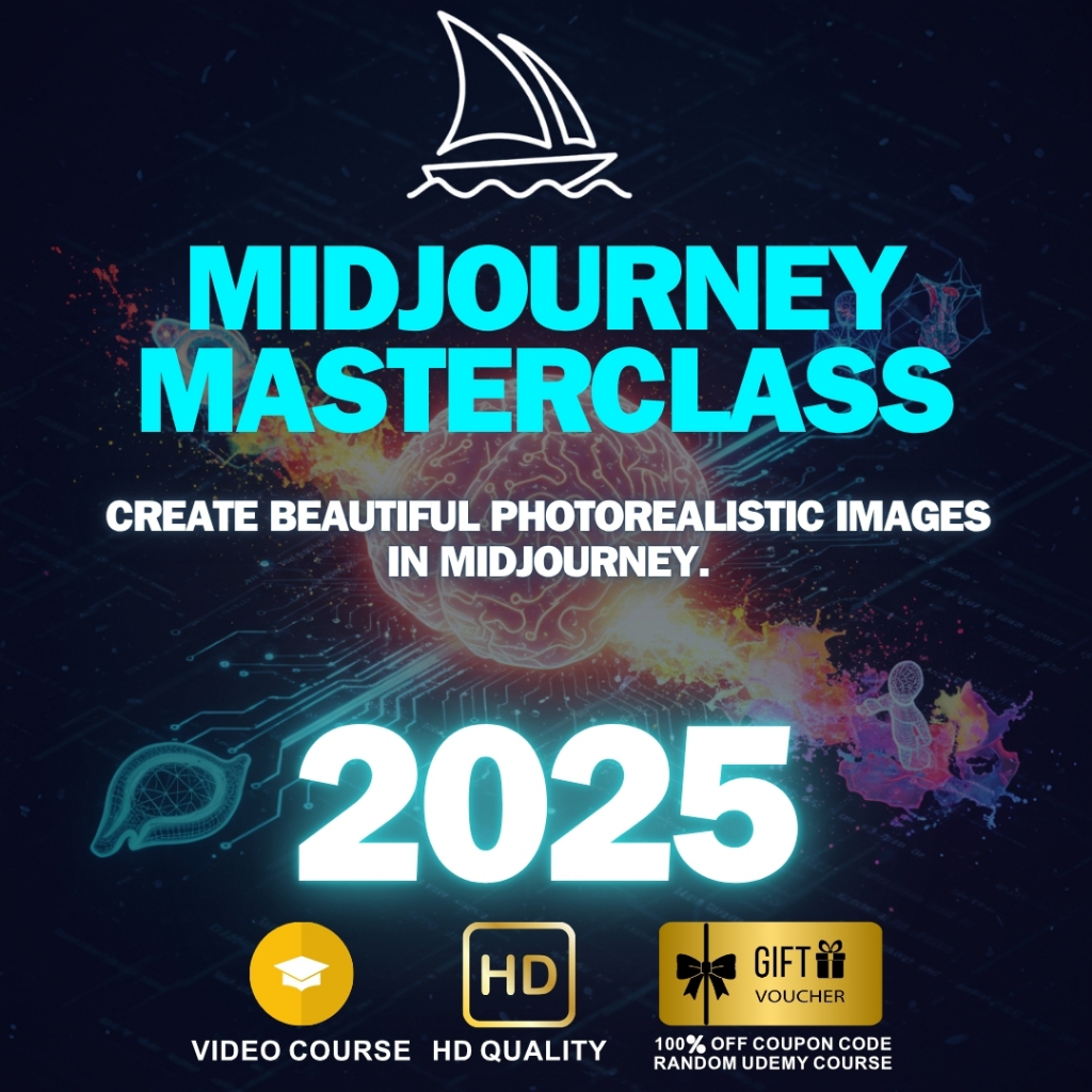 (Video Course) Midjourney Masterclass: Create AI Art with Midjourney v6 | AI Image Creation ...