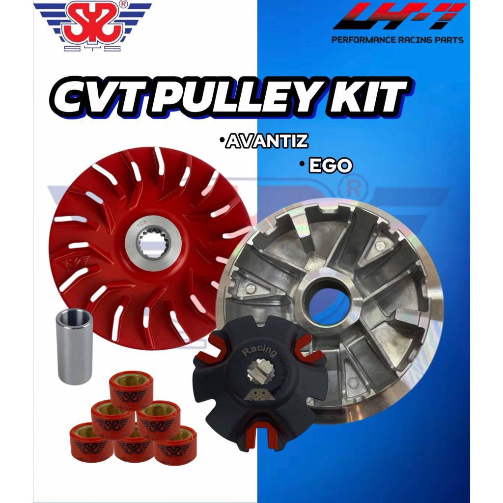 SYS RACING PREMIUM CVT PULLEY KIT SET FOR EGO AVANTIZ SOLRIZ EGO S EGO ...