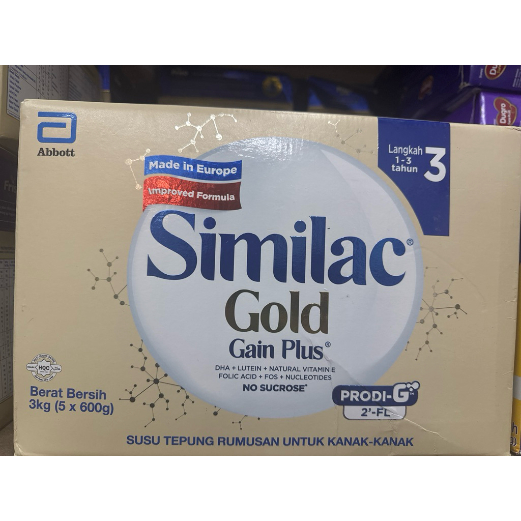 similac gold gain plus step 3/step 4 ( 3 kg)Exp : 04/2026 | Shopee Malaysia