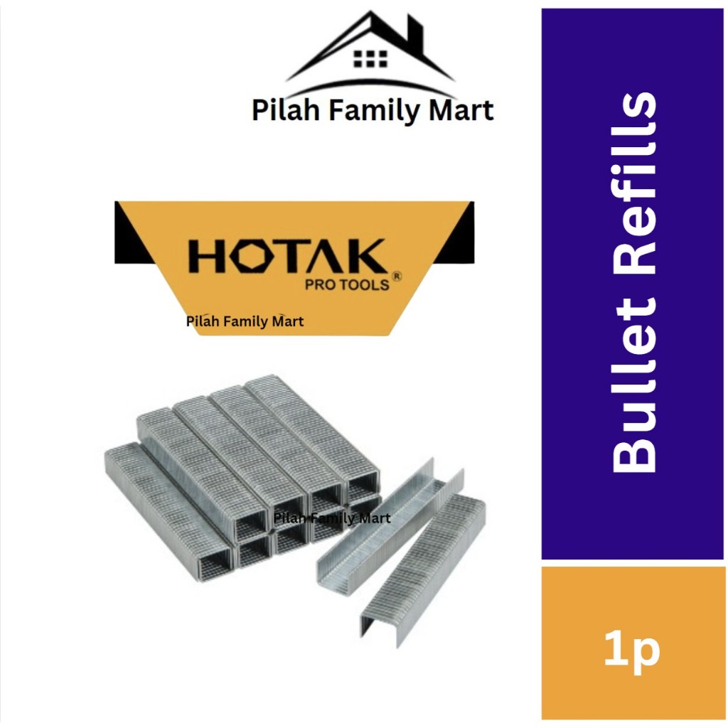 HOTAK Heavy Duty Staples Bullets Refill Pro Tools | Shopee Malaysia