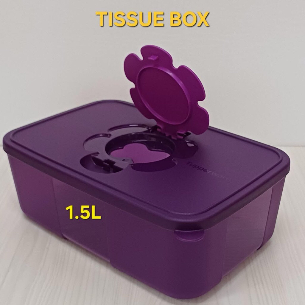 Tupperware Tissue Box (1) 1.5L | Shopee Malaysia