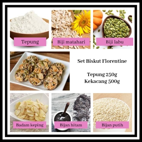 RESTORE - Florentine Mix Set Flour Package Biskut Florenta All-In-1 Set ...