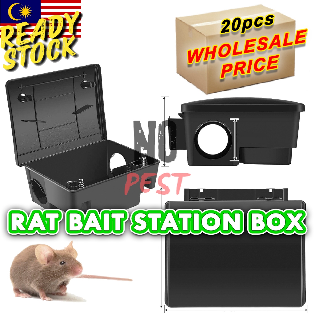 Rat Bait Box / Kotak Umpan Tikus / TRBS / Outdoor Rat Bait Station ...