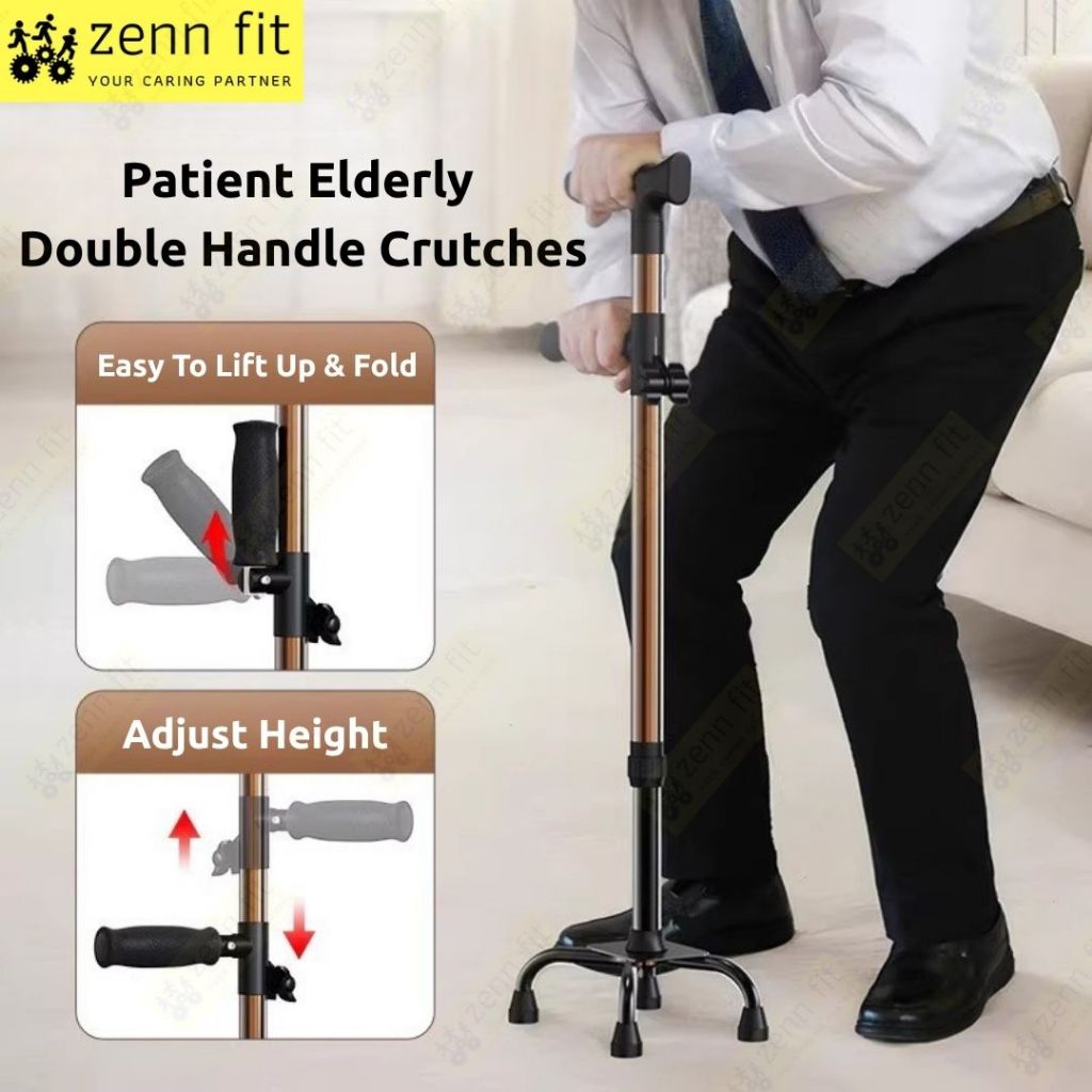 Aluminum Alloy Handheld Cane for Elderly Walking Aid Disabled Stand Up ...