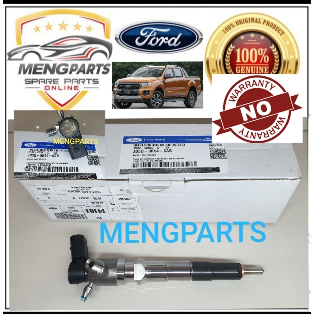 ORIGINAL FORD RANGER T8 2.0 BI TURBO FUEL INJECTOR ASSY * NO WARRANTY ...