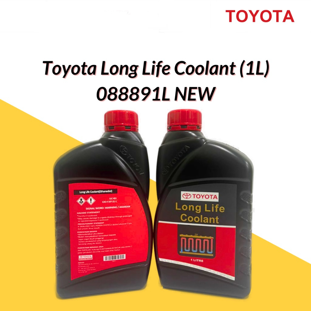 Original Toyota Genuine Long Life Coolant 08889L (1Liter) | Shopee Malaysia