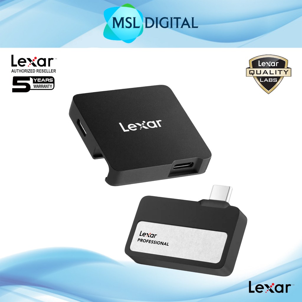 Lexar SL400 1TB Professional Go USB 3.2 Gen 2 Portable SSD with Hub | Shopee Malaysia