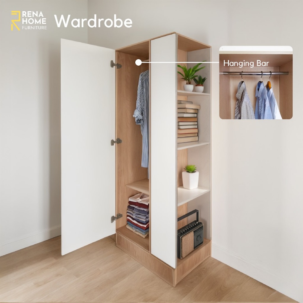 [NEW ARRIVALS] Wardrobe | Almari Baju | Kabinet Pakaian | Kabinet ...