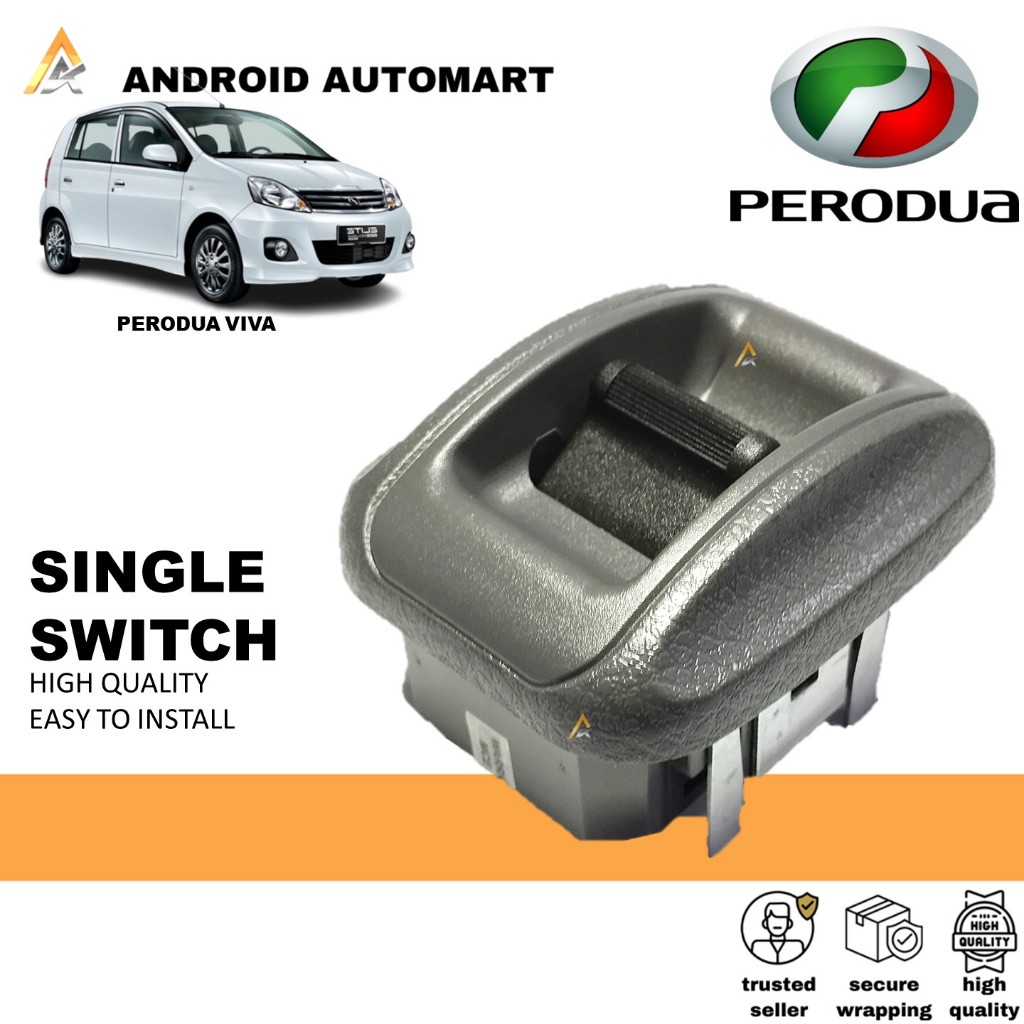 ORIGINAL Perodua Viva Power Window Single Switch With Cover 84810-BZ020 ...