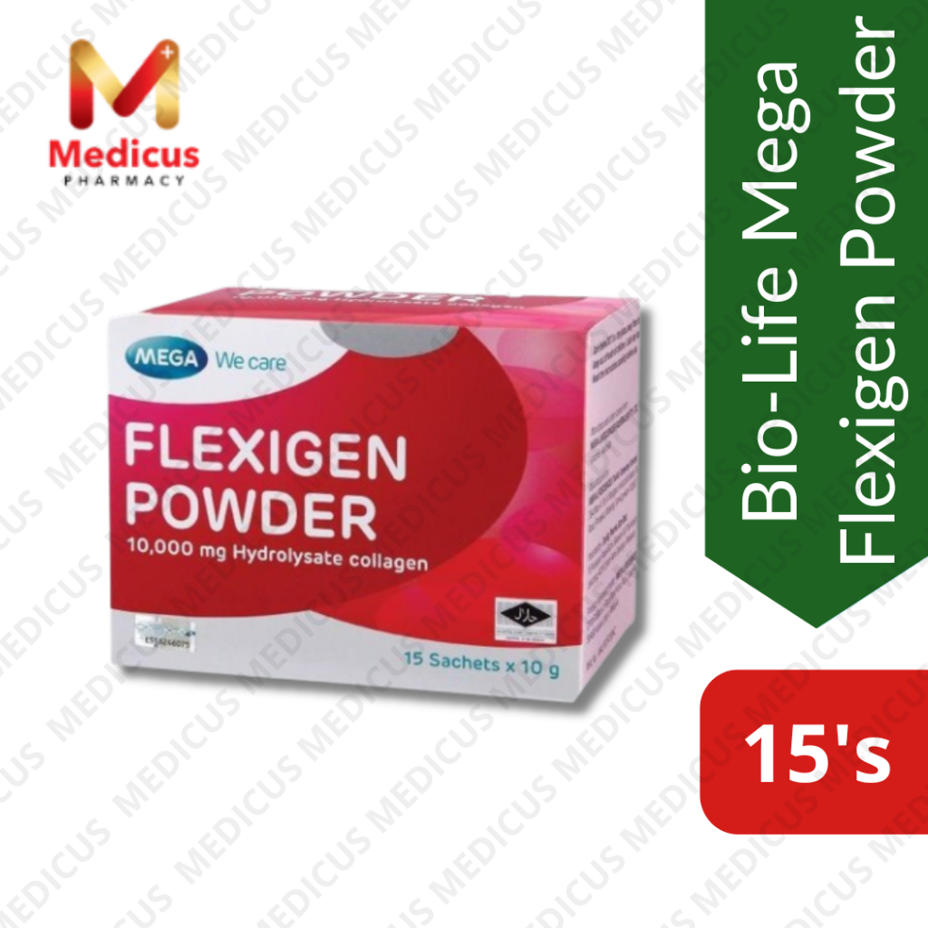 Bio-Life MEGA Flexigen Powder 10000mg 15's/2x15's (Exp: 02/2026 ...