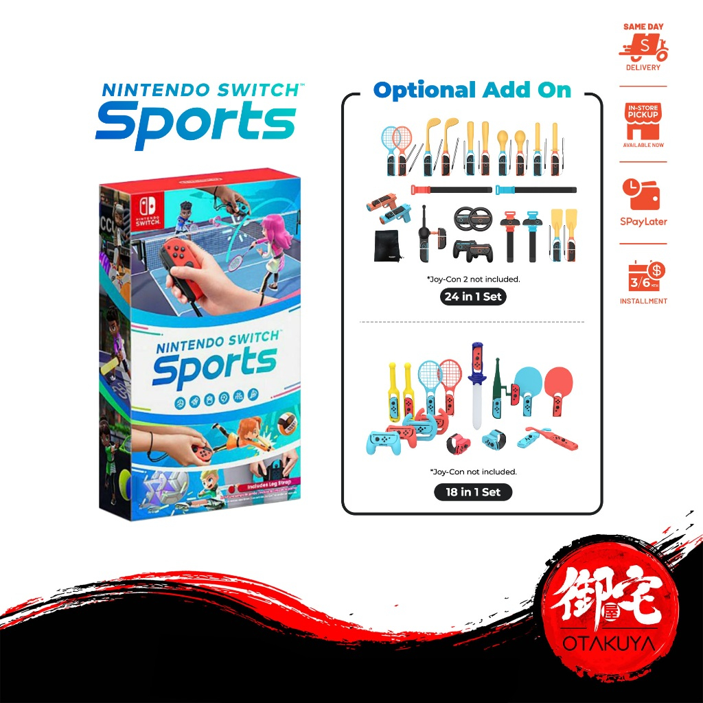 【10.10 SALE】Nintendo Switch Sports Bundle with Leg Strap (English ...