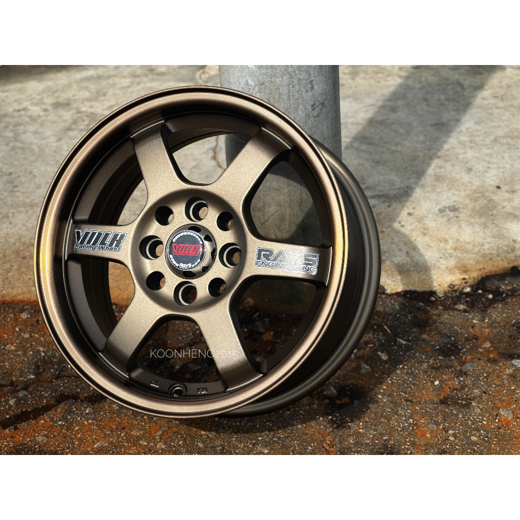 New Car Sport Rim RAYS WHEELS TE37 14x6J 8x100/110 ET35 Satin Bronze ...