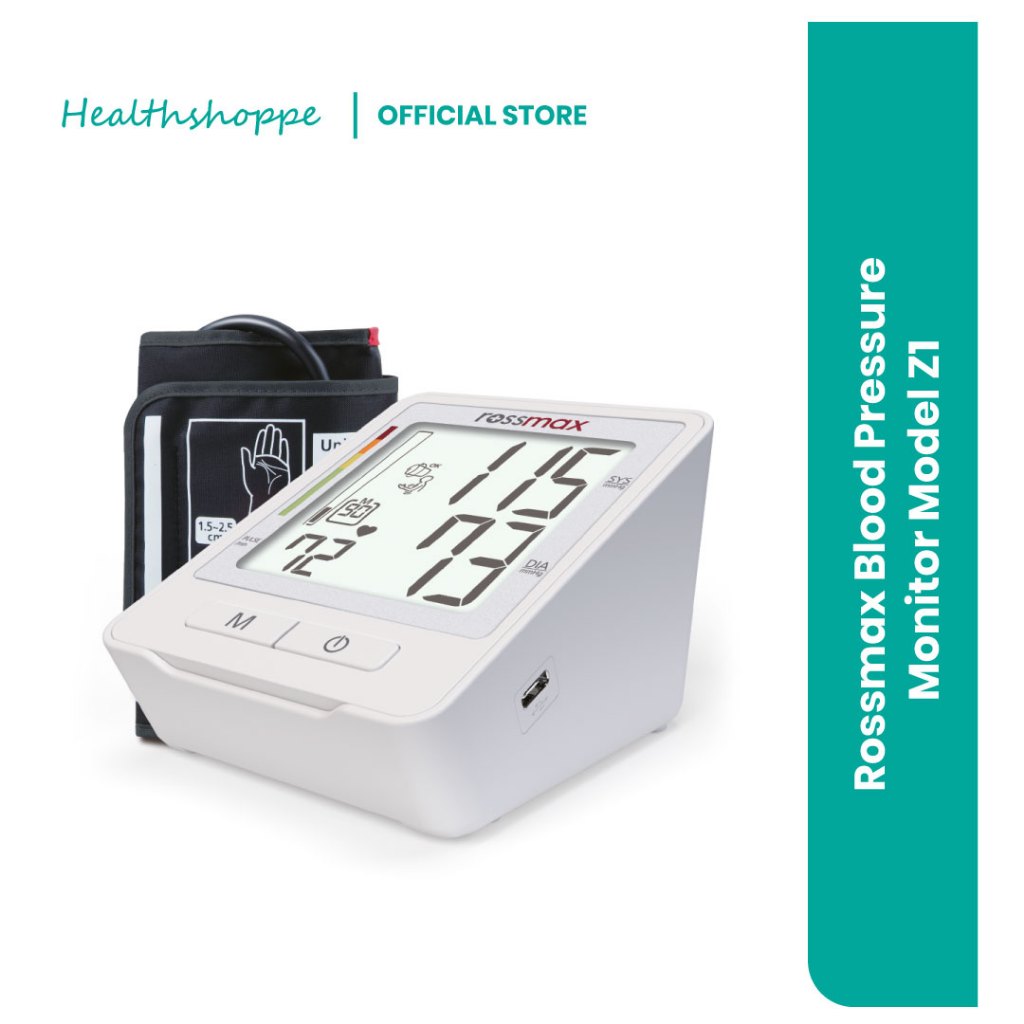 Rossmax Z1 Digital Blood Pressure Monitor – Accurate Upper Arm BP ...