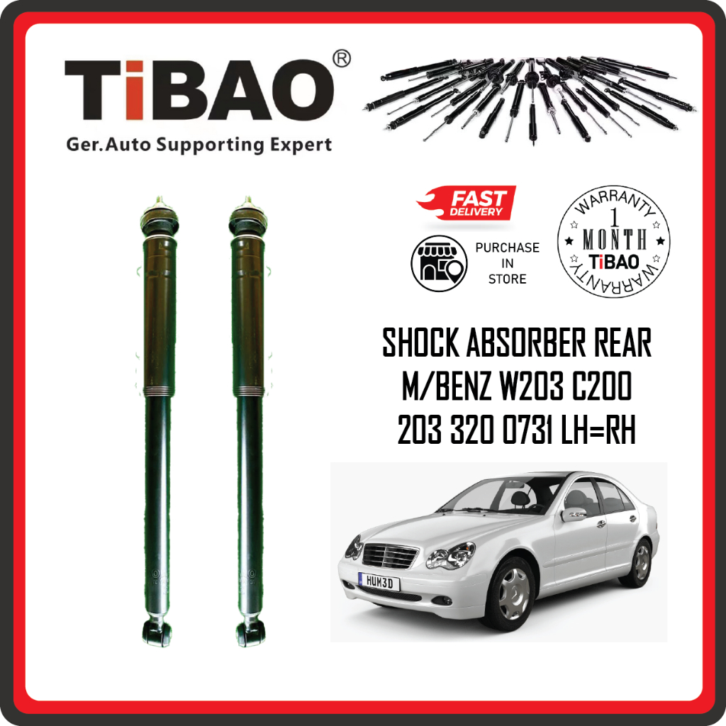 (TiBAO)BENZ W203 C-CLASS REAR SHOCK ABSORBER(PRICE FOR 1PCS) | Shopee ...