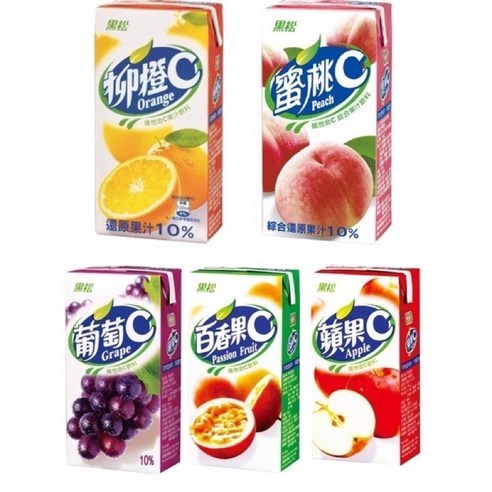 HEY-SONG APPLE/GRAPE/PEACH/PASSION FRUIT JUICE DRINK 300MLx24‘s（1CTN ...