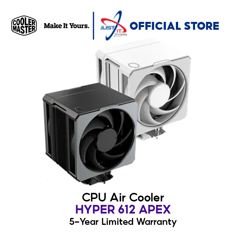 COOLER MASTER HYPER 612 APEX CPU AIR COOLER - BLACK / WHITE | Shopee Malaysia