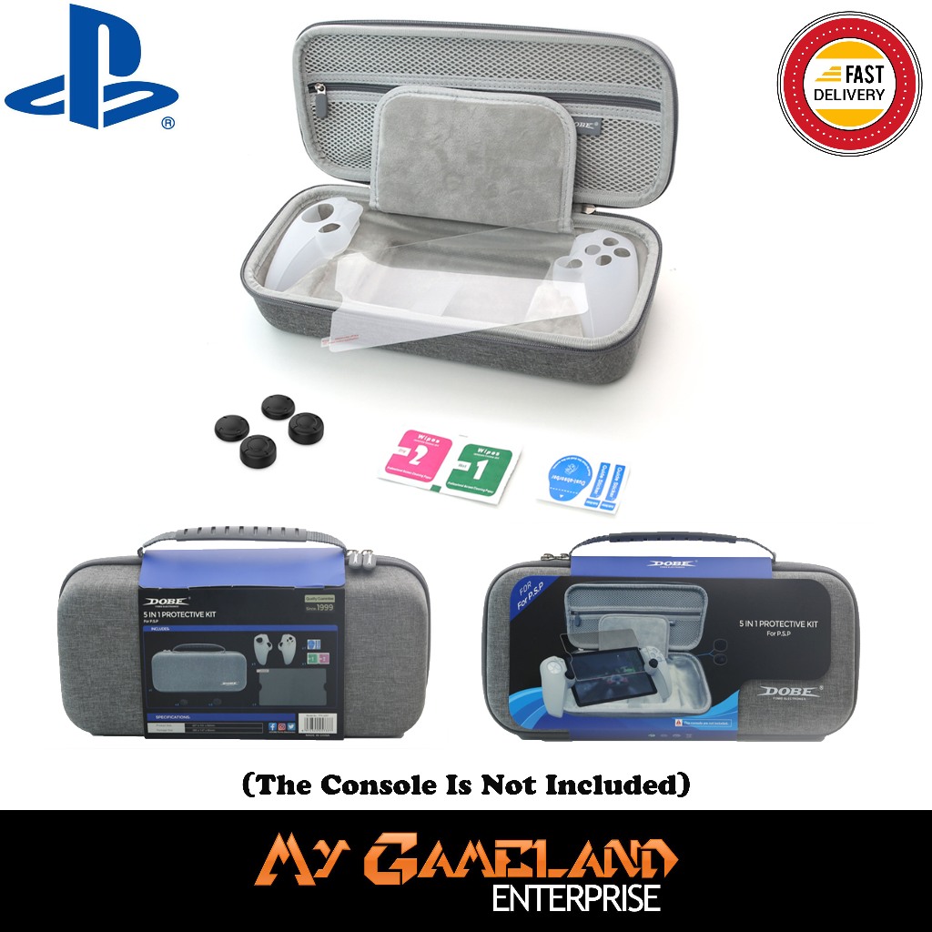 Dobe 5 in 1 Protective Kit Storage Case Carrying Pouch For Playstation ...