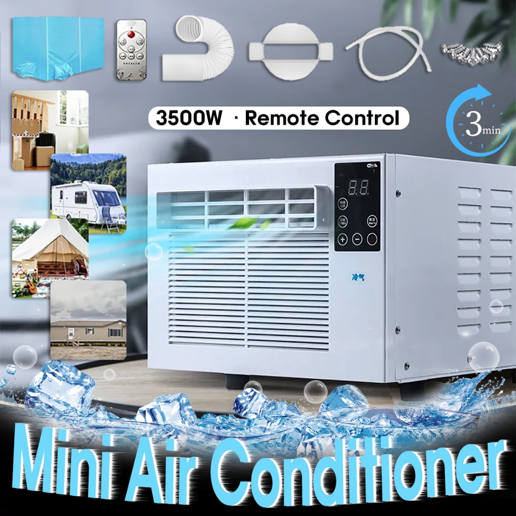 3500W Portable Air Conditioner Mini Air Cooler Tent Air Conditioner ...