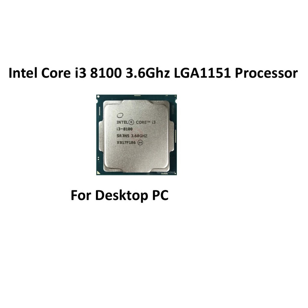 Used Intel Core i3-8100 3.6 GHz LGA1151 Desktop Processor | Shopee Malaysia