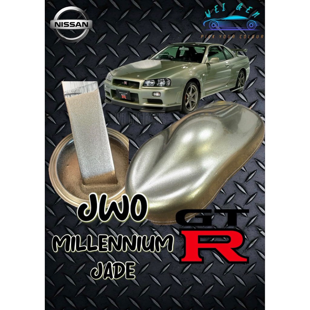 JWO - MILLENNIUM JADE NISSAN GTR ( 2K CAR PAINT HIGH TEMP ) | Shopee ...