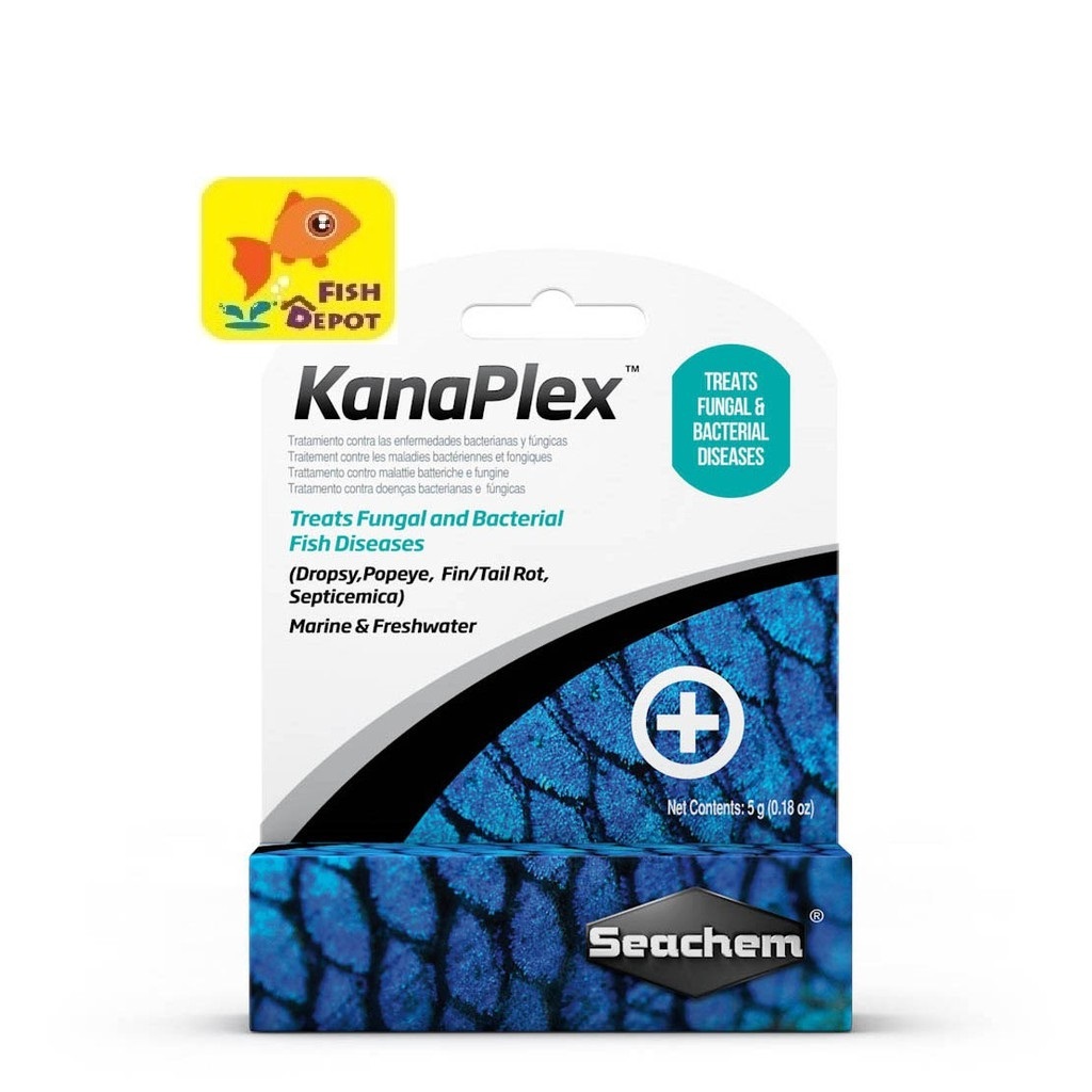 Seachem KanaPlex 5g – Treats Fungal & Bacterial Fish Diseases | Broad ...