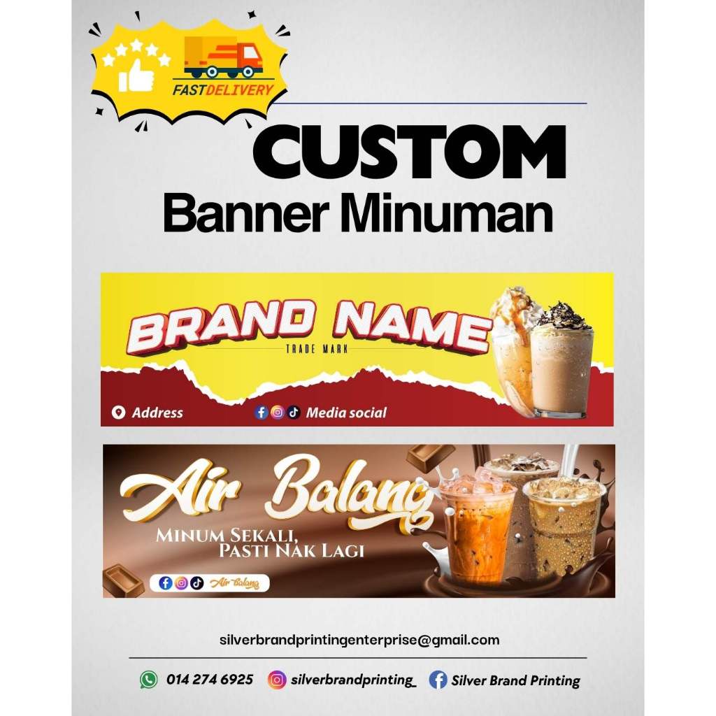 CUSTOM BANNER MINUMAN | BANNER GERAI JUALAN | BANNER PERNIAGAAN ...