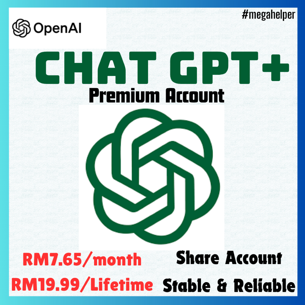 24/7 ChatGPT Plus Akaun Premium Untuk Pelajar | Shopee Malaysia