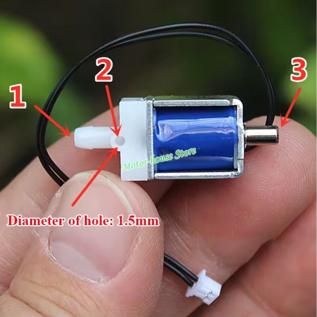 DC 3.7V-5V, micro solenoid valve, normally open small solenoid water ...