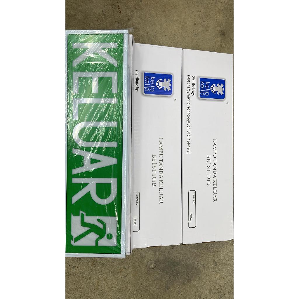 LED KELUAR Sign BKR330 Wall Type / EXIT Sign Emergency Exit Papan Tanda ...
