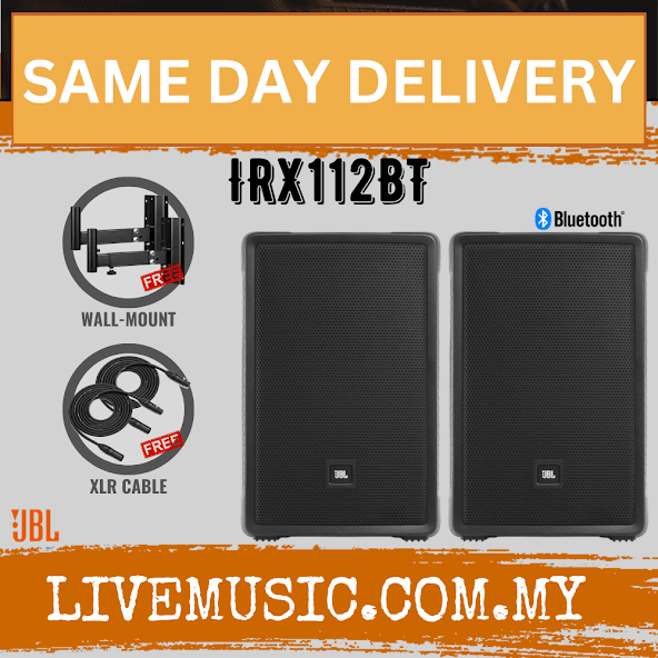JBL IRX-112BT 1300W 12" Portable Powered Speaker w/Bluetooth Stereo ...