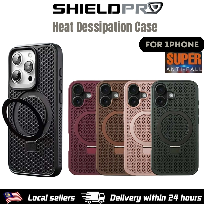 Heat Dissipation Breathable cooling phone Cases for IPHONE 16 PRO MAX ...